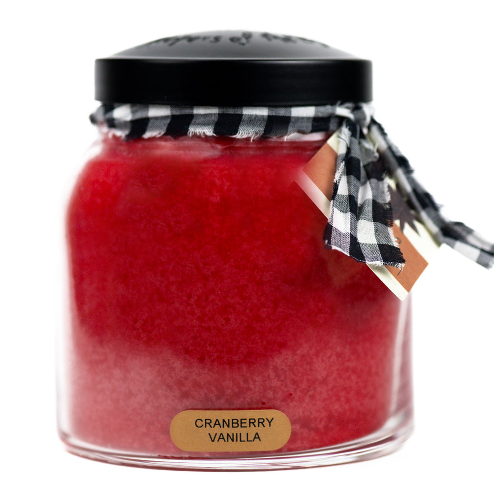 Cranberry Vanilla Papa Jar - Long Lasting Candles – A Cheerful Giver