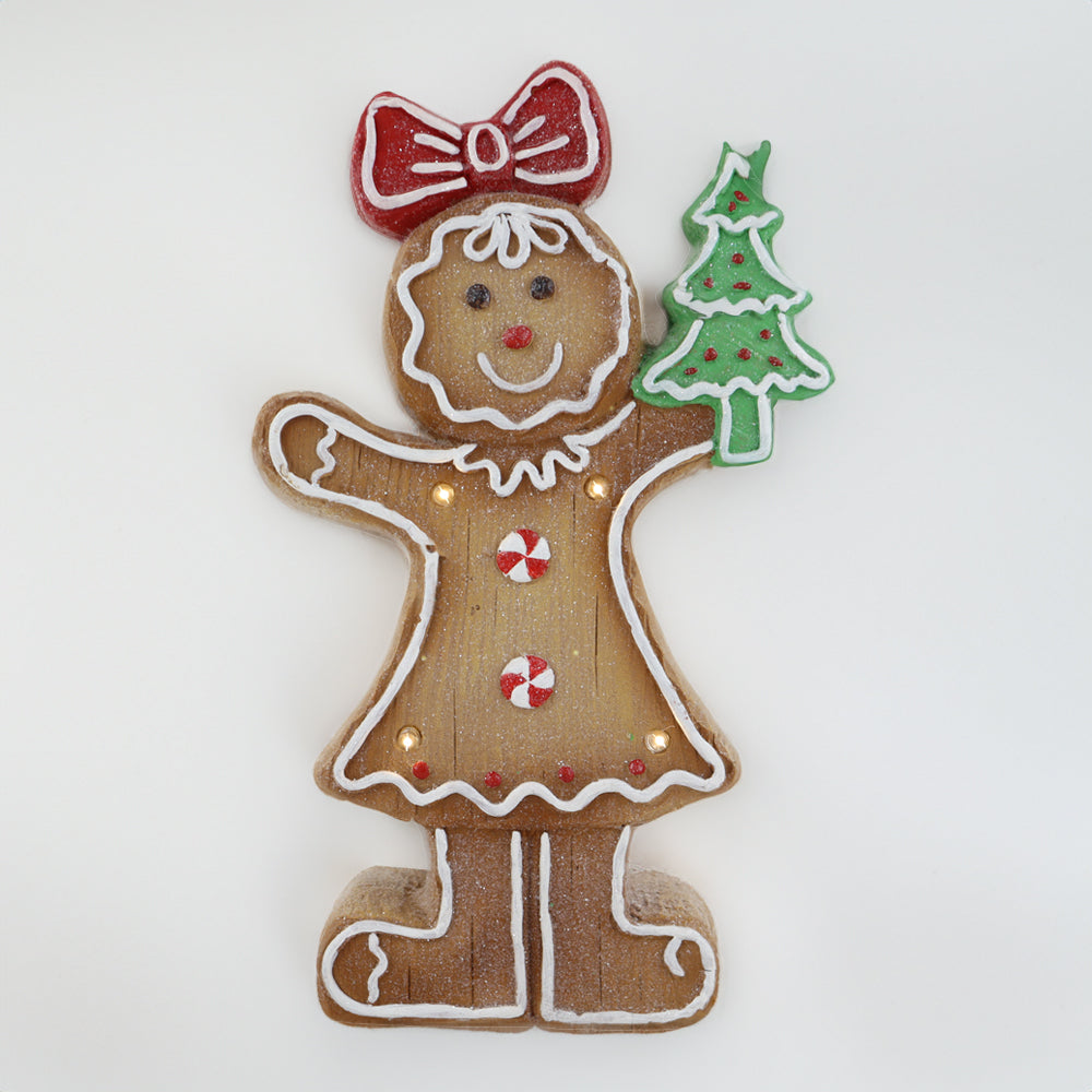 Mrs. Gingerbread Man - Winter Home Decor | A Cheerful Giver