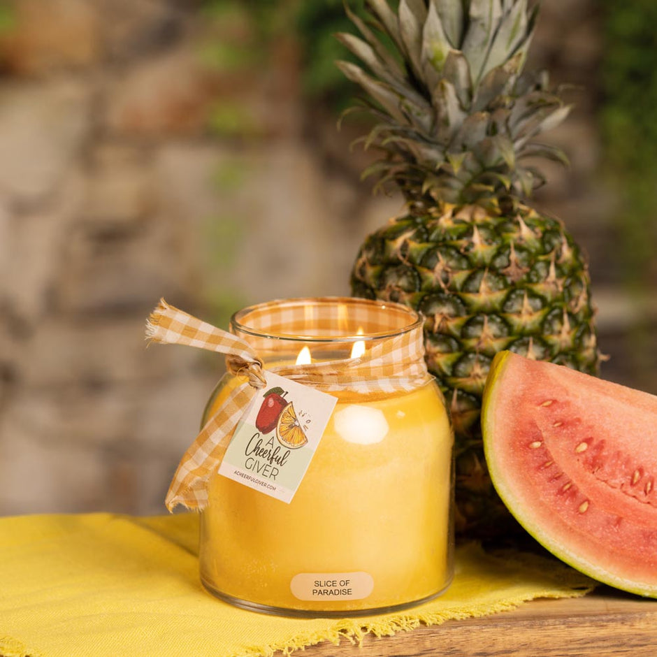 Autumn Orchards Scented Candle | 24-Ounce Cheerful Candle | A Cheerful ...