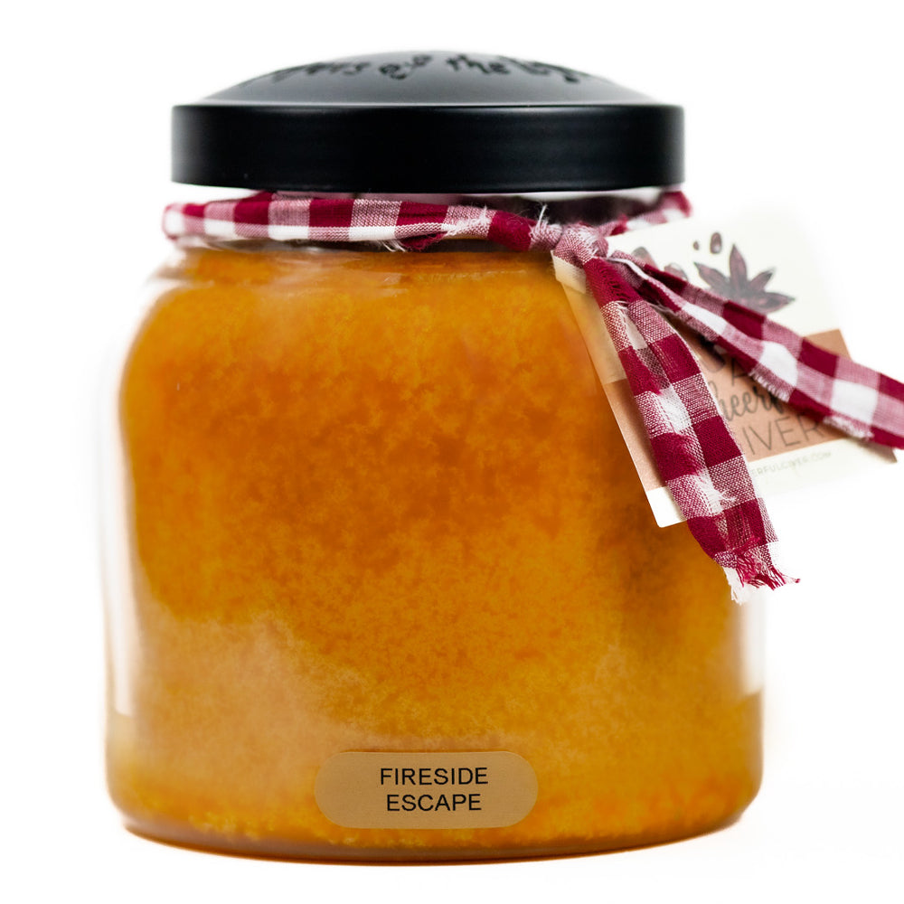 Fireside Escape Papa Jar - Long Lasting Candles – A Cheerful Giver