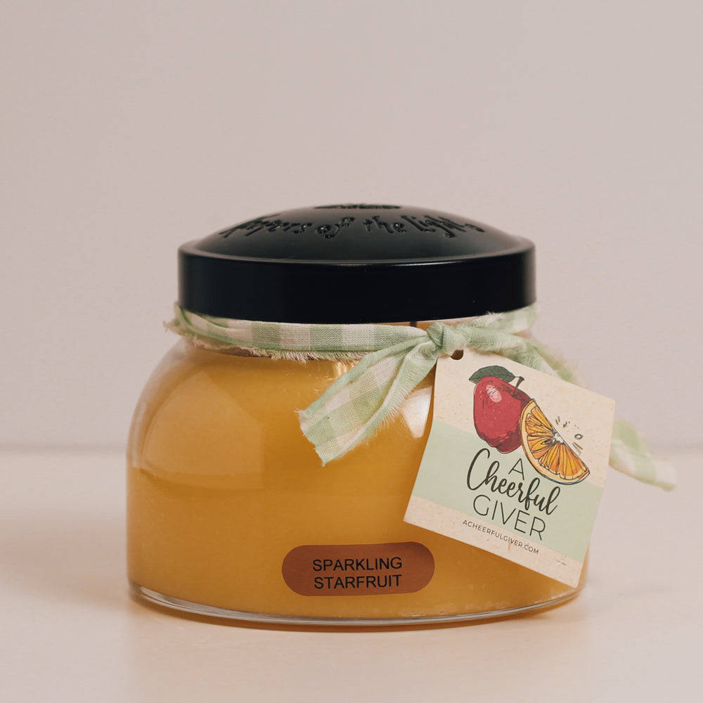 Sparkling Starfruit Scented Candle - 22 oz, Double Wick, Mama Jar ...